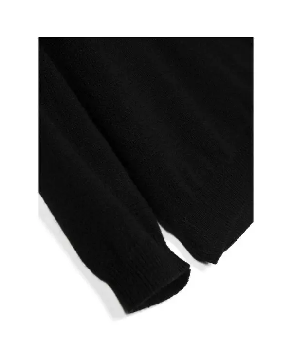 IL GUFO Wool Turtleneck Sweater - Black