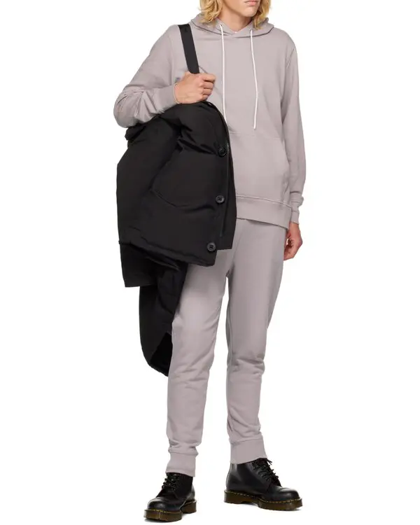Canada Goose Logo Patch Hooded Down Coat