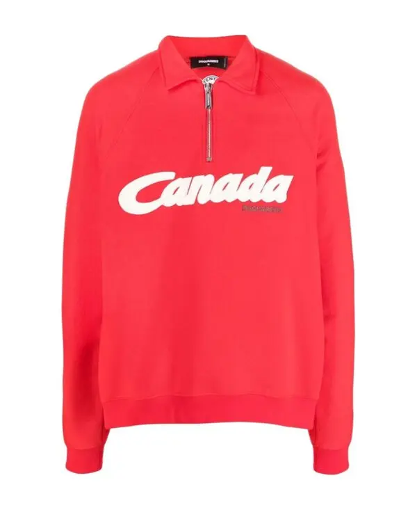 Dsquared2 Logo Print Cotton Sweatshirt