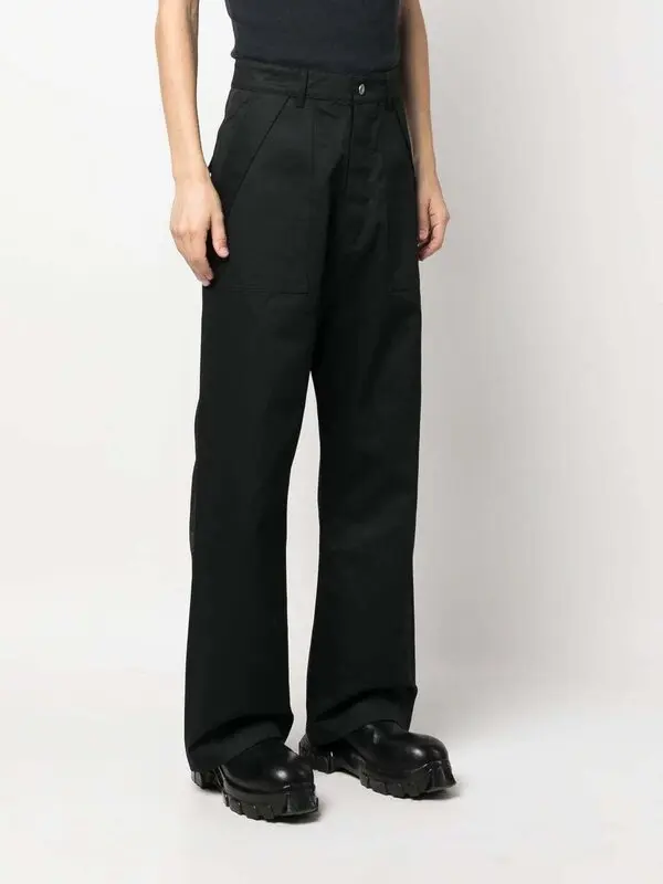Rick Owens Straight-leg Organic Cotton Trousers