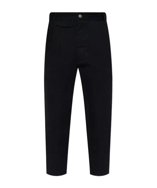 Dsquared2 Logo Tag Cropped Jeans