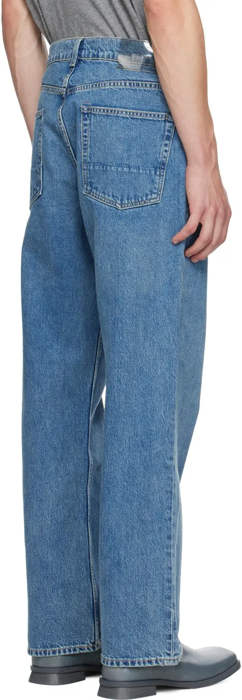 Our Legacy Third Cut Straight Leg Jeans - Blue