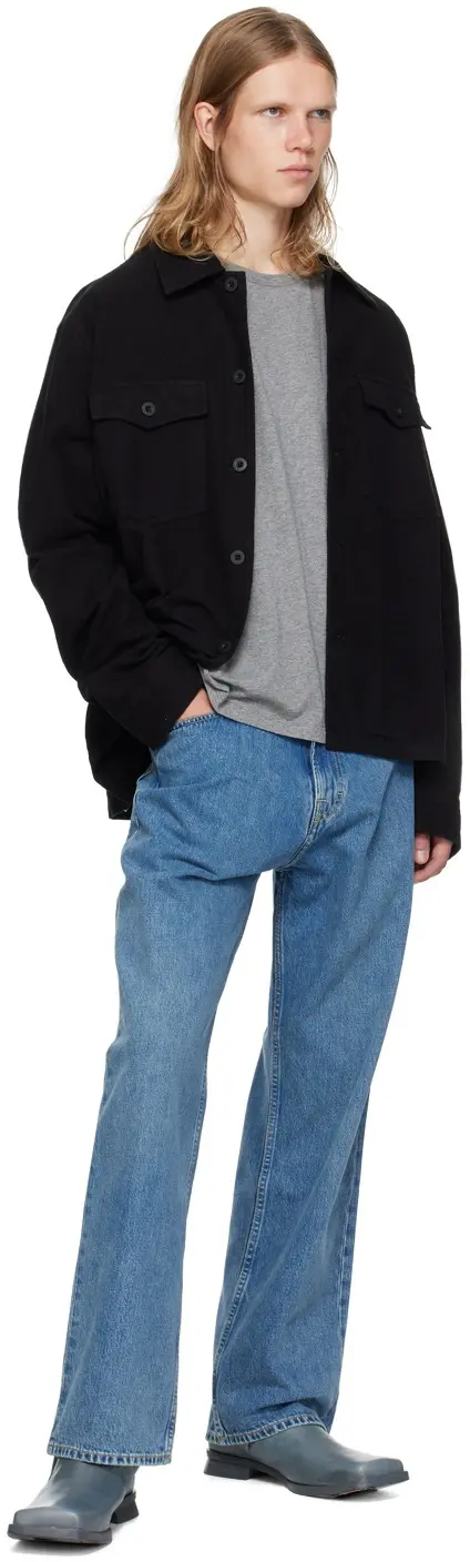 Our Legacy Third Cut Straight Leg Jeans - Blue