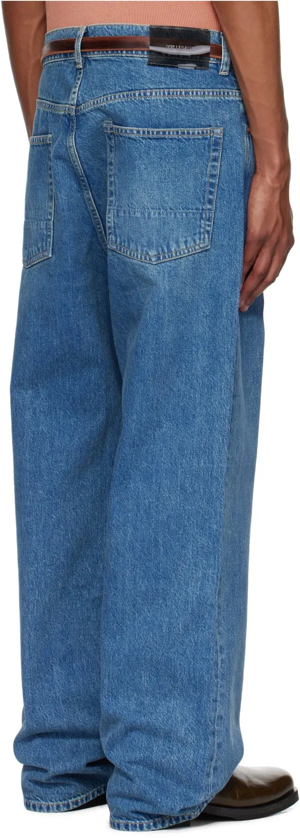 Our Legacy Third Cut Straight Leg Jeans - Blue