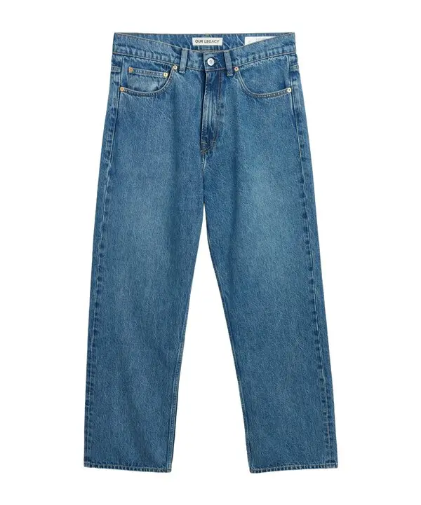 Our Legacy Third Cut Straight-leg Jeans - Blue