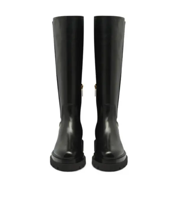 Santoni Panelled Knee-high Boots
