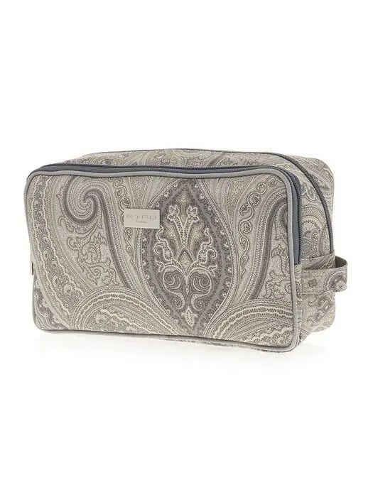 Etro Zipper Clutch - Gray