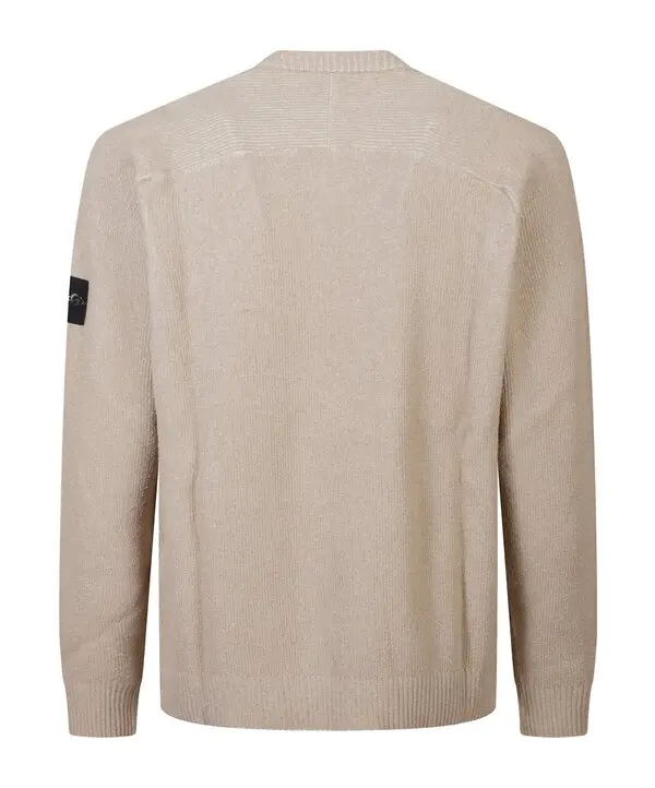 Stone Island Crew Neck Sweater - Nude