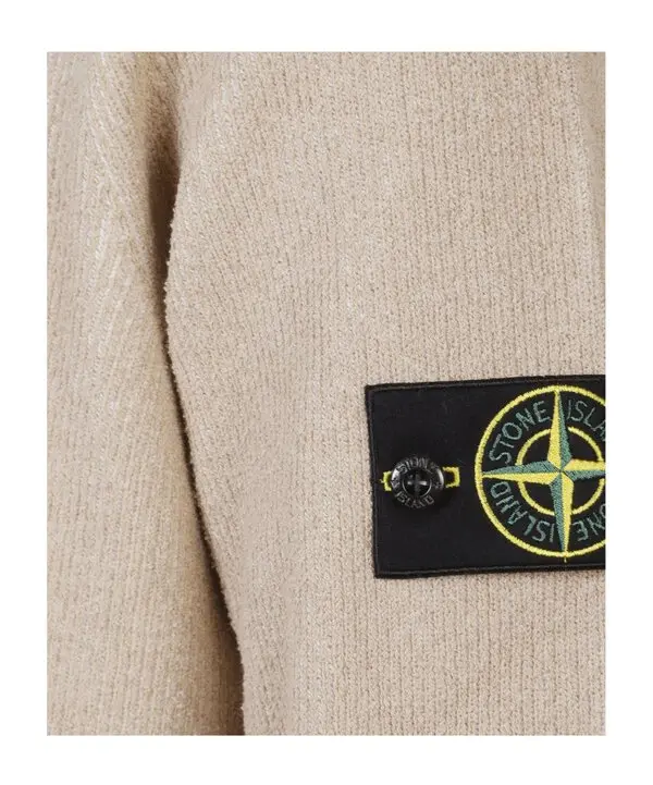 Stone Island Crew Neck Sweater - Nude
