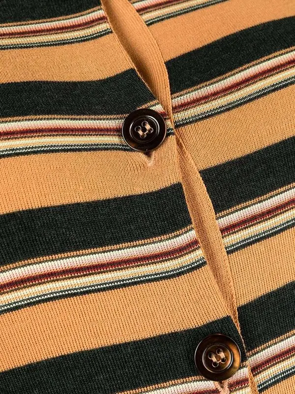 Chloé Knitted Striped Shirt Dress