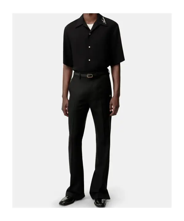 Amiri Ma Logo Embroidered Short-sleeved Shirt