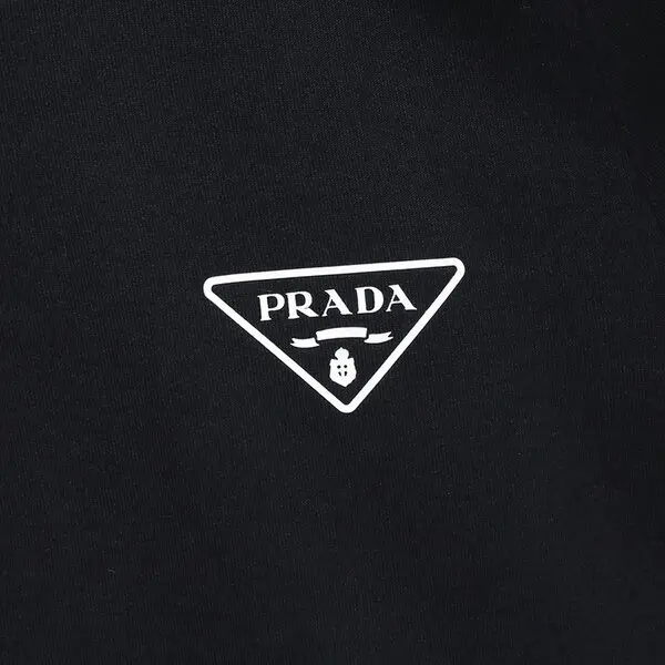 Prada Long-sleeved Hooded Casual Jacket With Logo