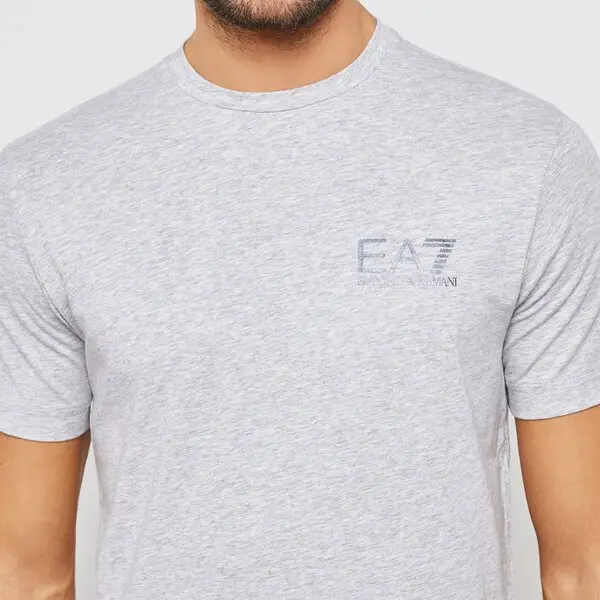 EA7 Logo Short-sleeve T-shirt - White