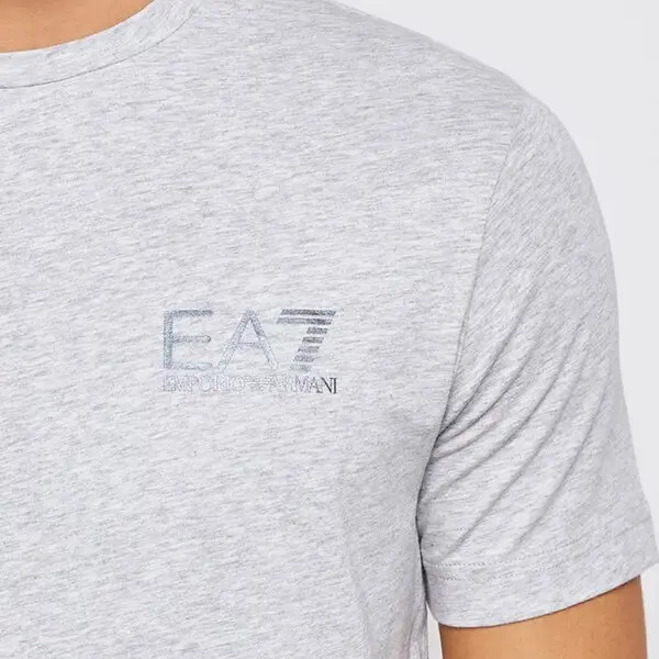 EA7 Logo Short-sleeve T-shirt - White