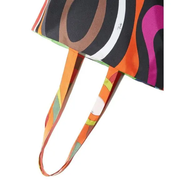 Emilio Pucci Gallery Silk Tote Bag