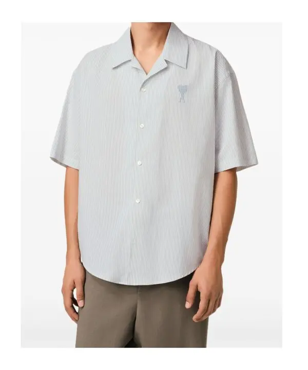 AMI Paris Camp Collar Short Sleeves Shirt