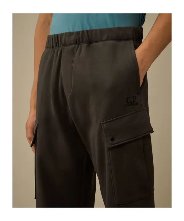 C.P. COMPANY Diagonal Raised Fleece Cargo Sweatpants
