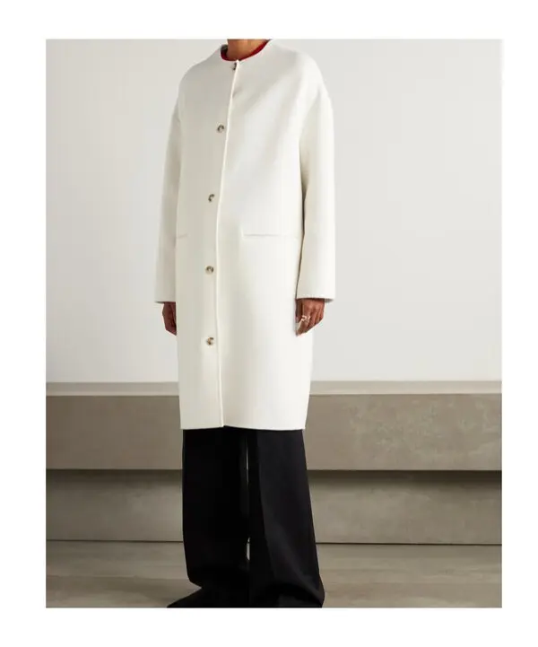 Loulou De Saison Long-sleeved Coat - White