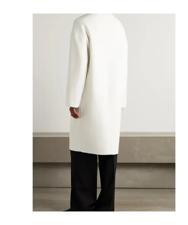 Loulou De Saison Long-sleeved Coat - White