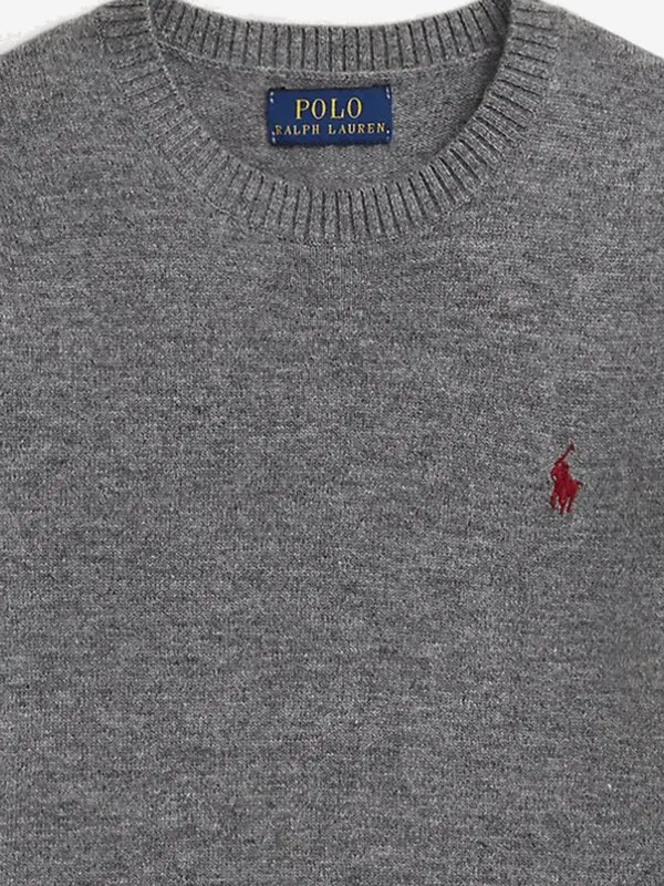 Polo Ralph Lauren Wool Sweater With Embroidered Logo