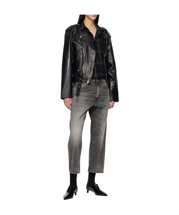 R13 X-boyfriend Jeans - Polblk