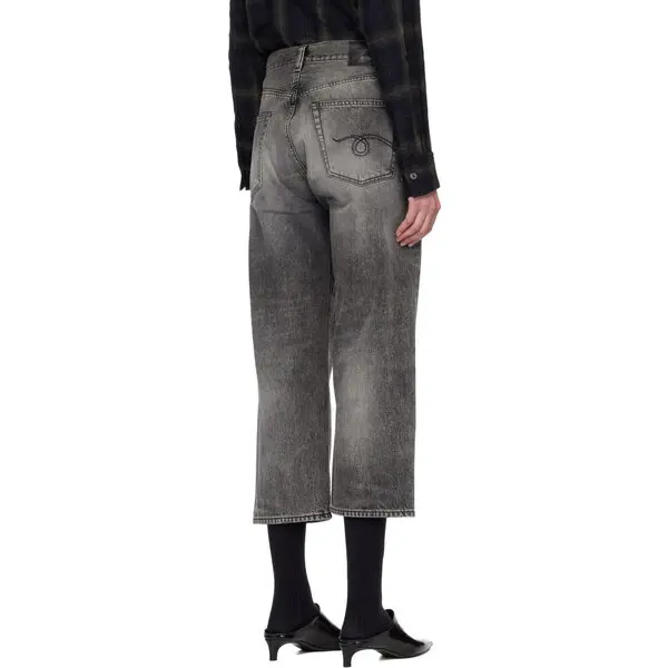 R13 X-boyfriend Jeans - Polblk