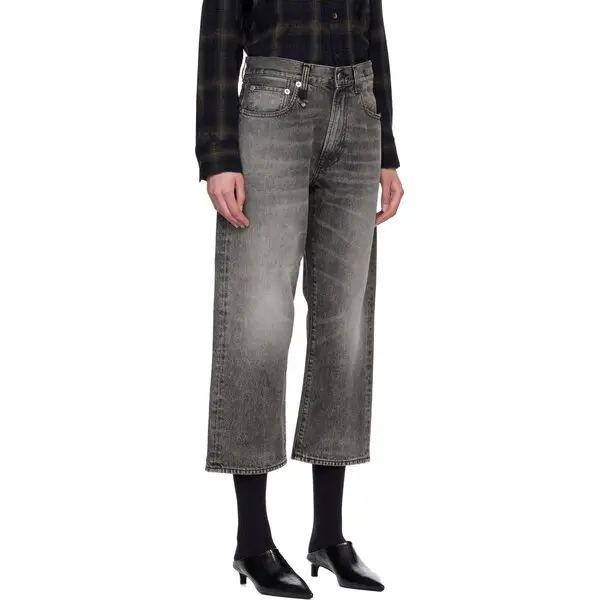 R13 X-boyfriend Jeans - Polblk