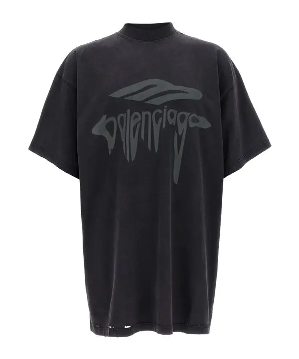 Balenciaga 3b Liquefied Oversized T-shirt