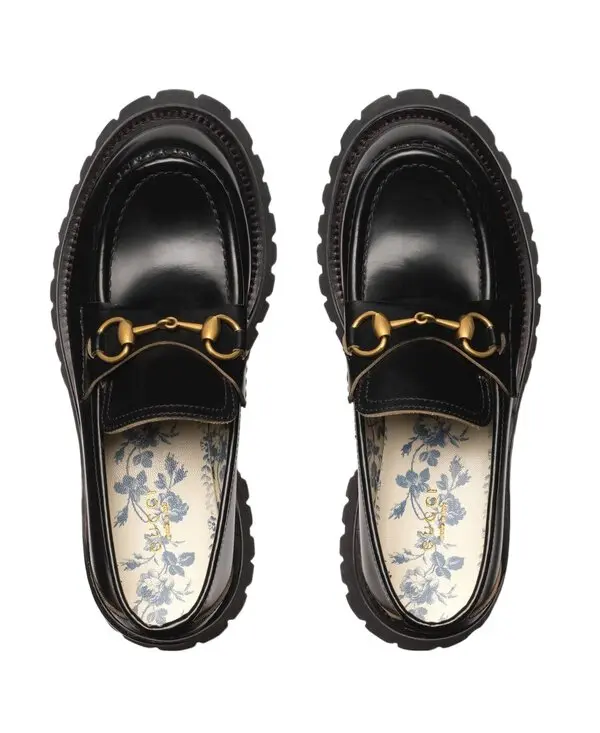 Gucci Horsebit Lug Sole Loafers