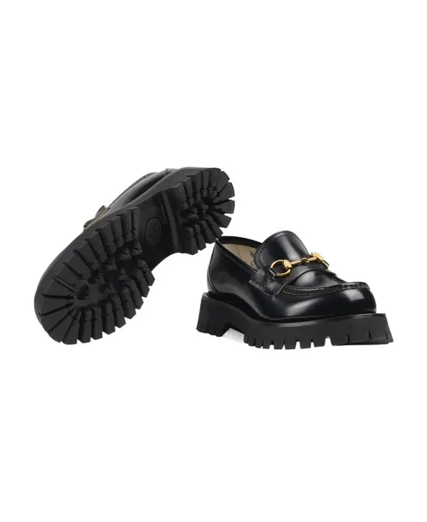 Gucci Horsebit Lug Sole Loafers