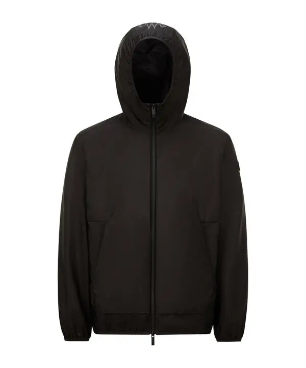 Moncler Logo Detailed Zip-up Hooded Jacket