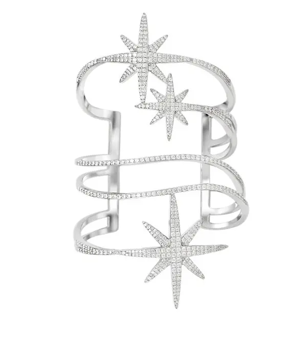APM MONACO Star Cuff Bracelet - White