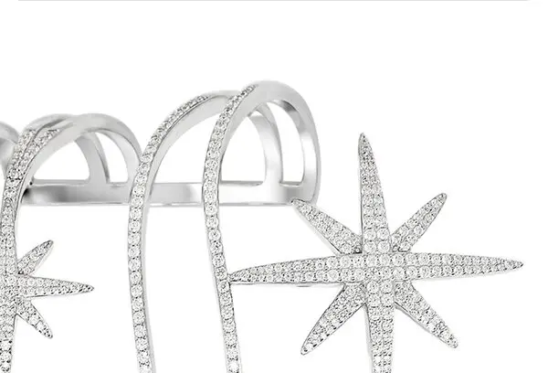 APM MONACO Star Cuff Bracelet - White