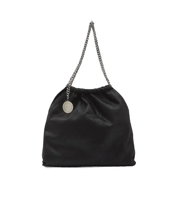 Stella McCartney Falabella Medium Drawstring Shoulder Bag - Black