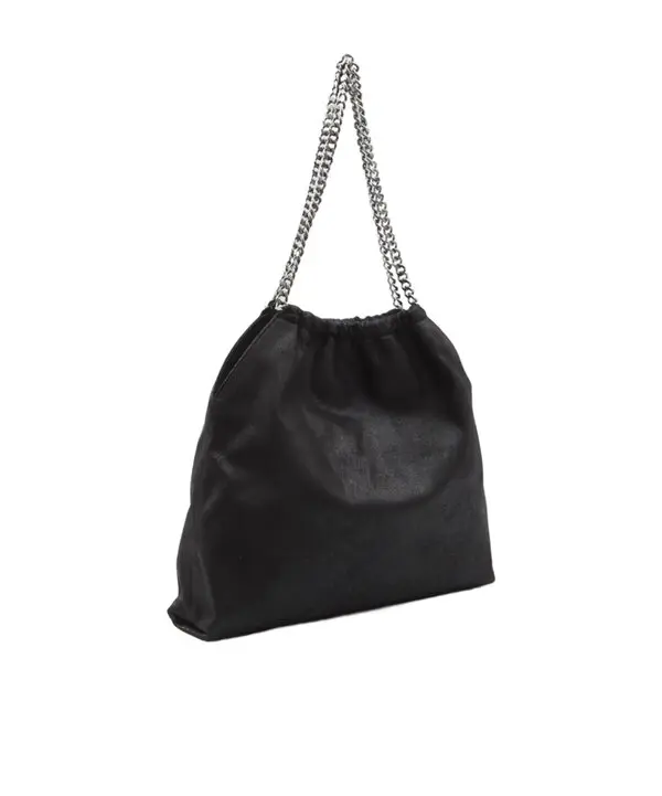Stella McCartney Falabella Medium Drawstring Shoulder Bag - Black