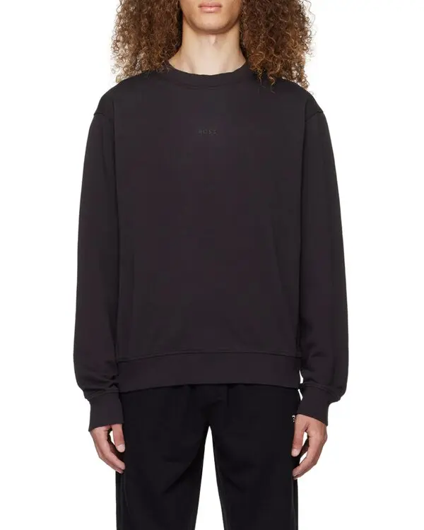 Hugo Boss Crewneck Sweatshirt With Embroidered Logo