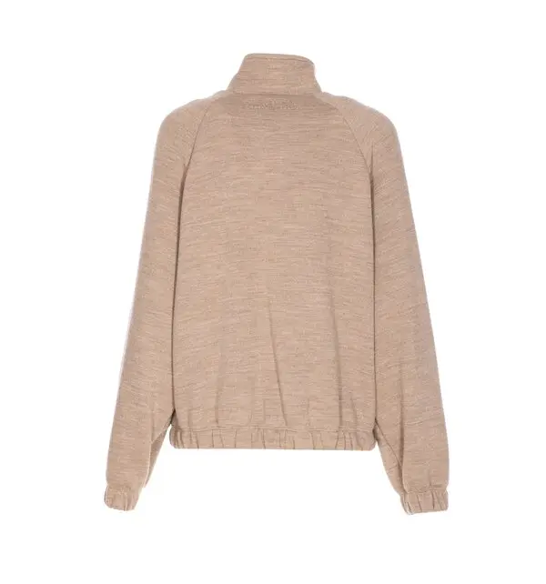 Max Mara Frine High-neck Zipped Sweatshirt - No