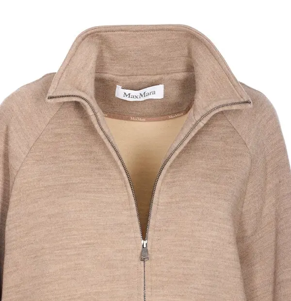 Max Mara Frine High-neck Zipped Sweatshirt - No