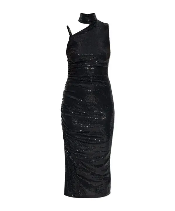 Versace Sequin Embellished Midi Dress