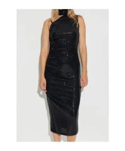 Versace Sequin Embellished Midi Dress