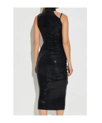 Versace Sequin Embellished Midi Dress