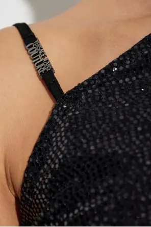 Versace Sequin Embellished Midi Dress