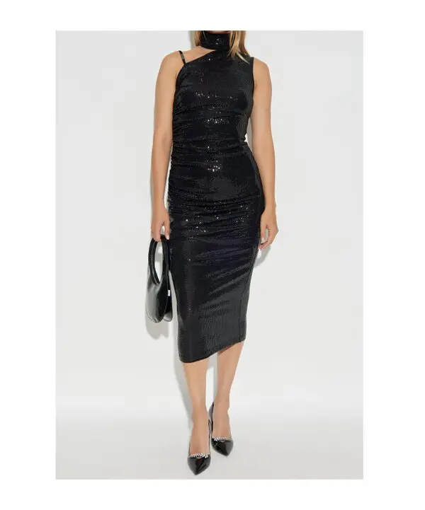 Versace Sequin Embellished Midi Dress