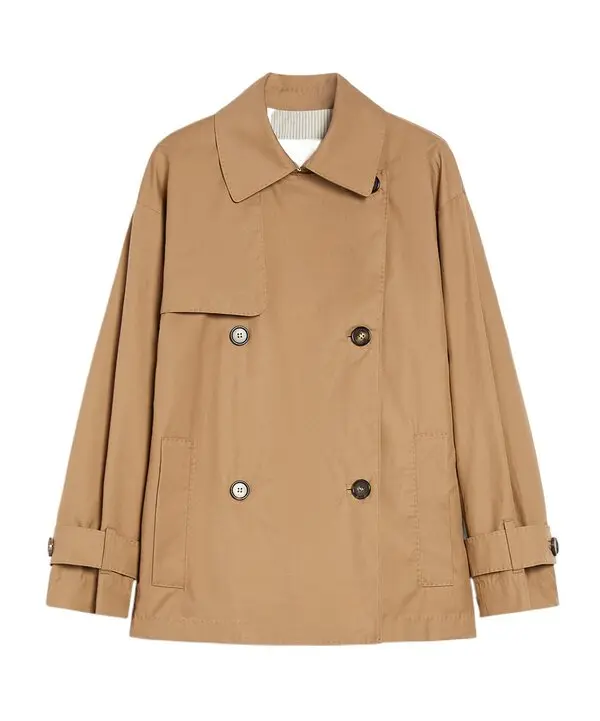 Max Mara Zeno Double-breasted Coat - Camel