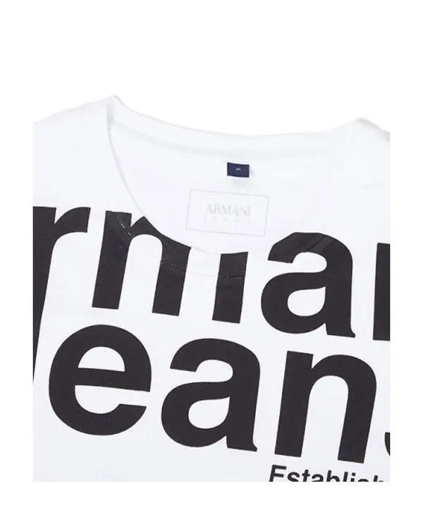 Emporio Armani Hit The Letter Round-neck T-shirt