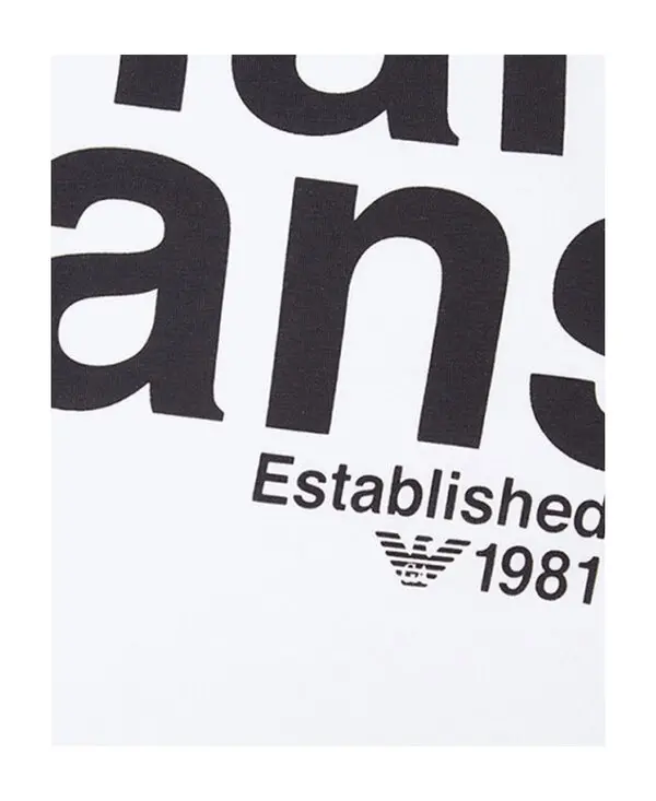 Emporio Armani Hit The Letter Round-neck T-shirt