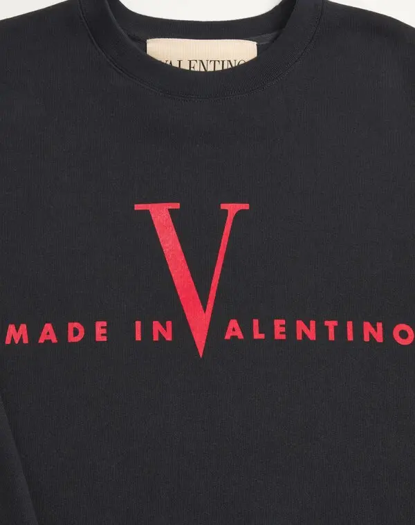 Valentino Garavani Logo Print Crewneck Sweatshirt