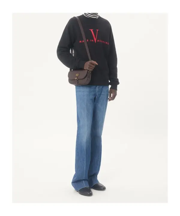 Valentino Garavani Logo Print Crewneck Sweatshirt