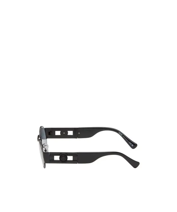 Versace Oval Frame Sunglasses - Gray