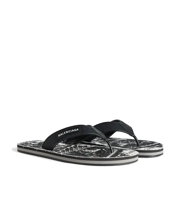 Balenciaga Sunset Thong Flat Sandals